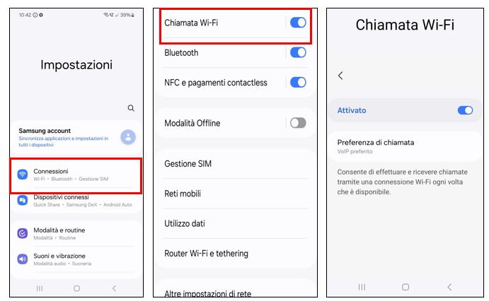 MyFastweb - WiFi-Calling